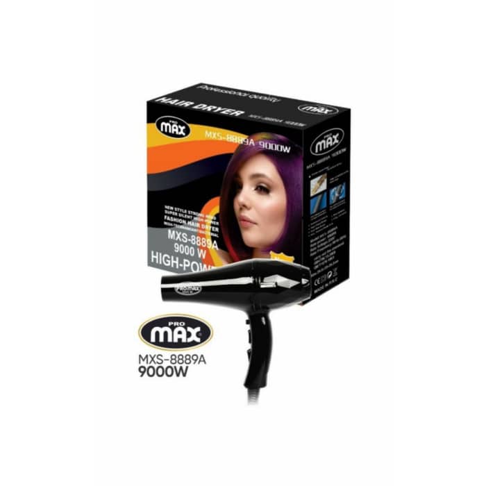سشوار پرومکس 9000 وات مدل MXS-8889 - فروشگاه آنلاین آسو استور