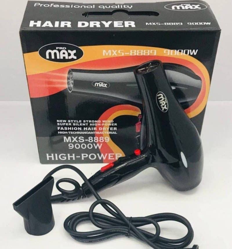 سشوار پرومکس 9000 وات مدل MXS-8889 - فروشگاه آنلاین آسو استور