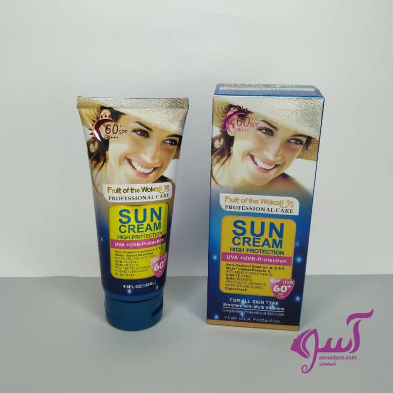 کرم ضد آفتاب Spf 60 ووکالی Wokali اصلی - فروشگاه آنلاین آسو استور
